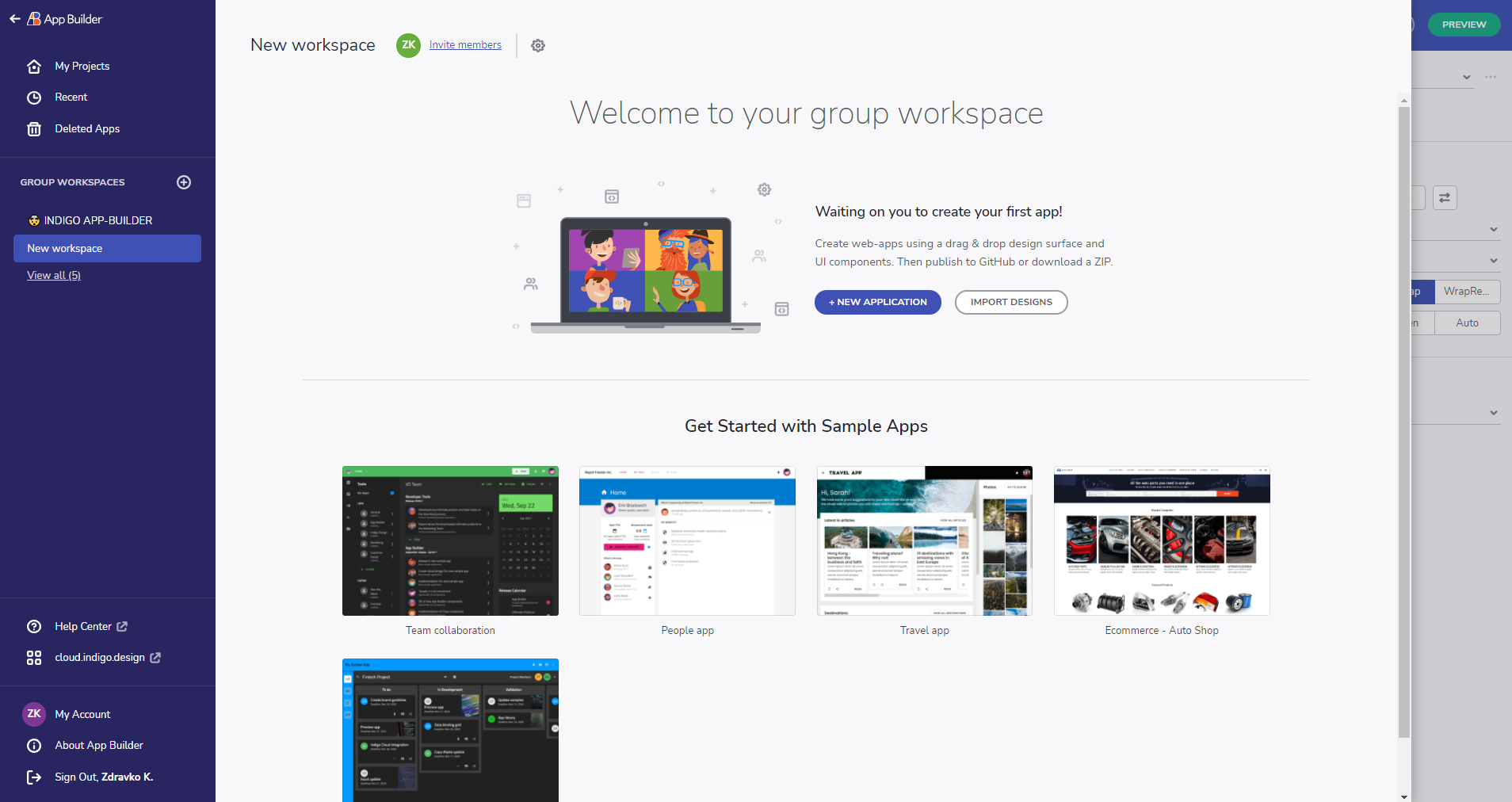 Getting started with App Builder