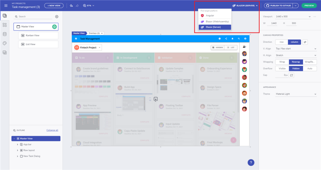 App Builder Release With Blazor Server